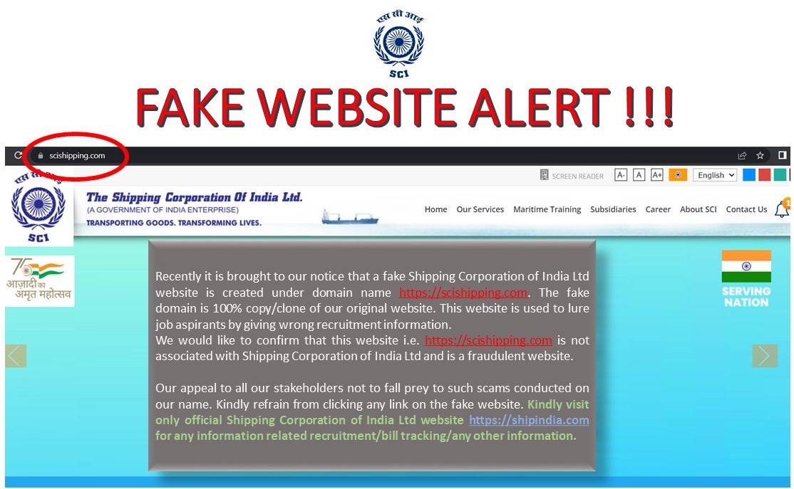 Shipping Corporation of India | Shipping Company